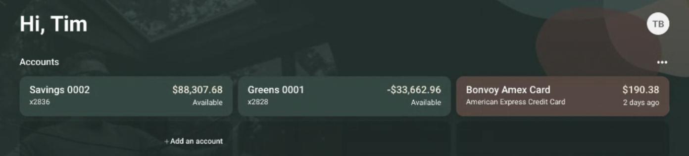 Connecting third-party accounts to Diamond Bank's online banking